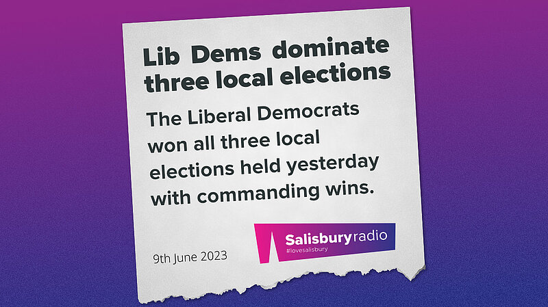 Lib Dems dominate three local elections - Salisbury Liberal Democrats